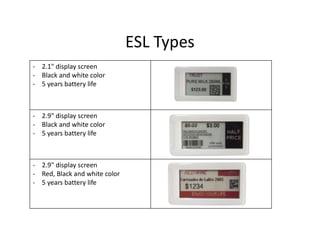 Electronics Shelf Labeling (ESL) Solution | PDF