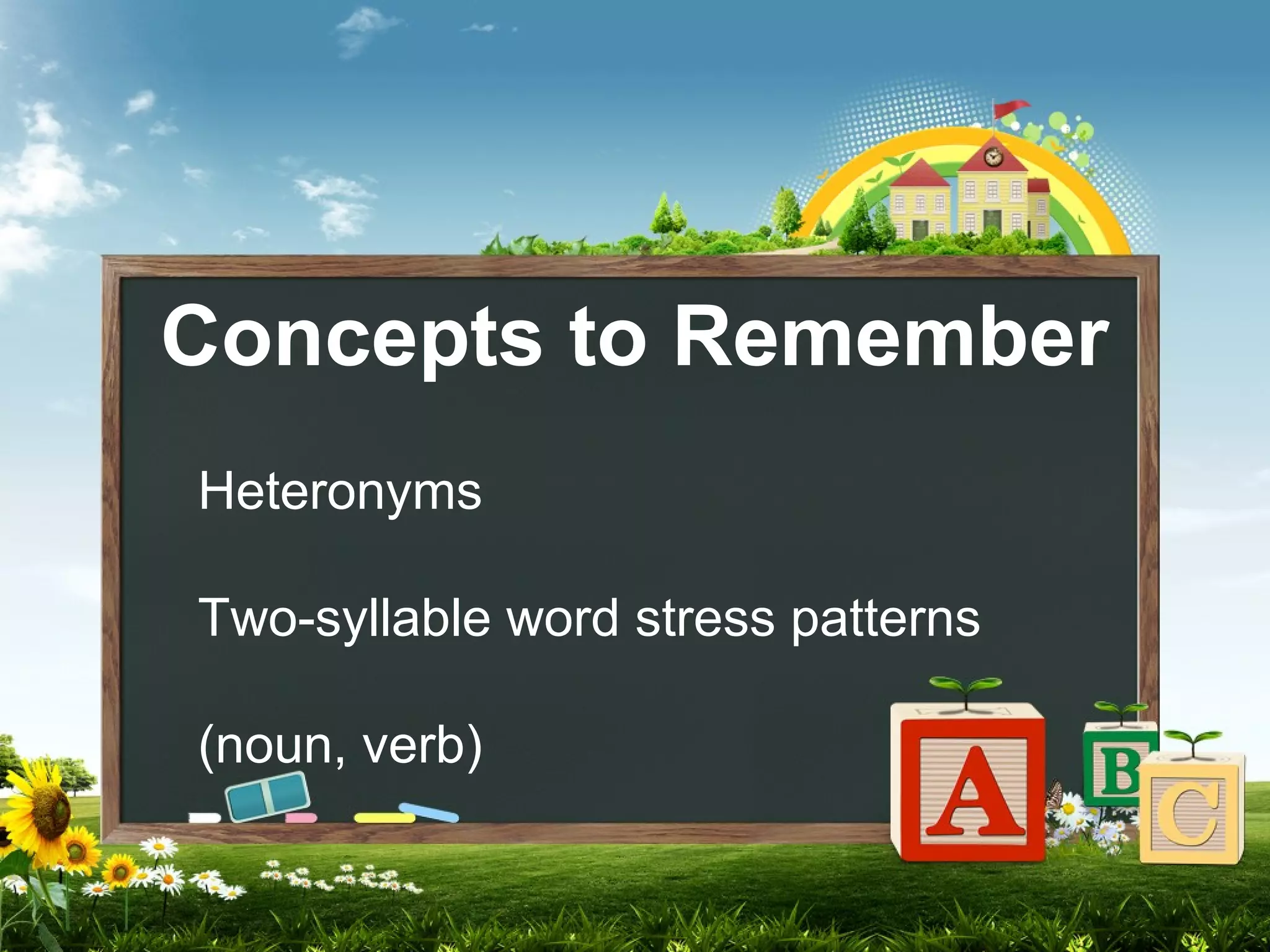 Heteronyms | PPT