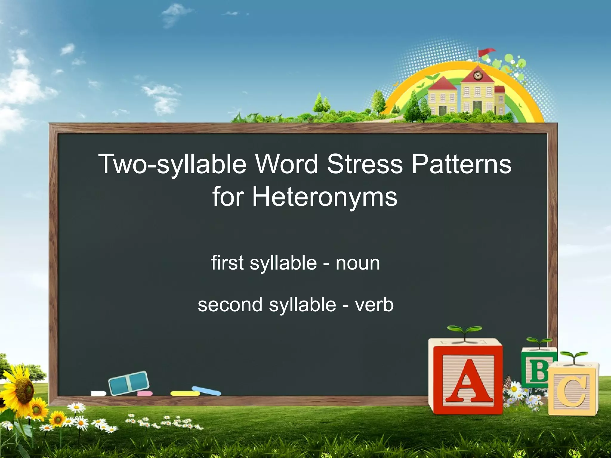 Heteronyms | PPT