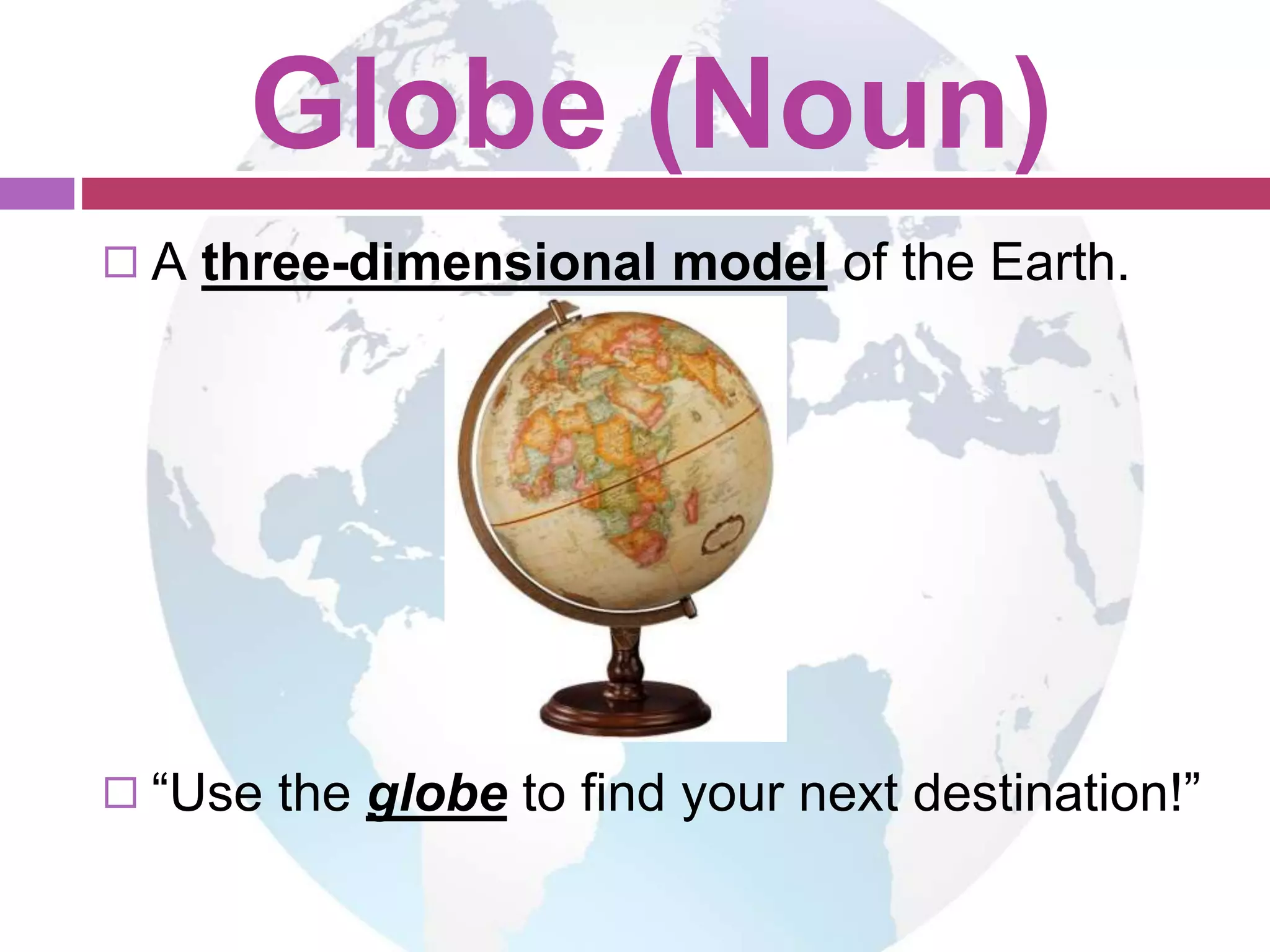 Map Skills Vocabulary Cards | PPTX