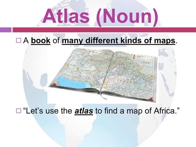 Map Skills Vocabulary Cards | PPTX