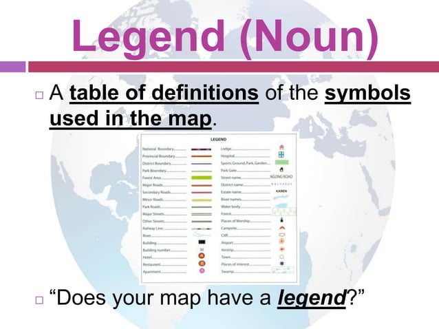 Map Skills Vocabulary Cards | PPTX