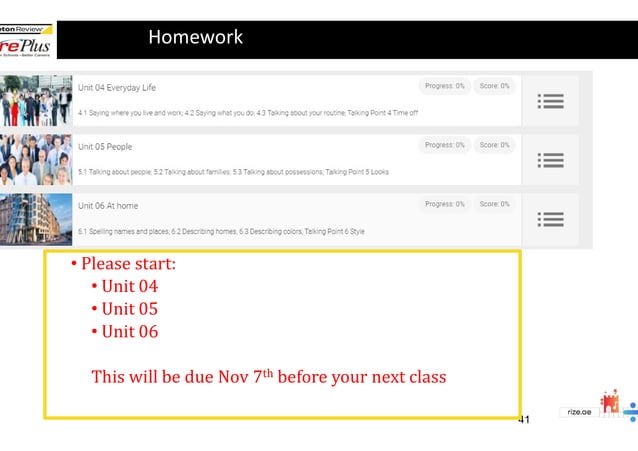 Esl rize-lesson4 | PPT