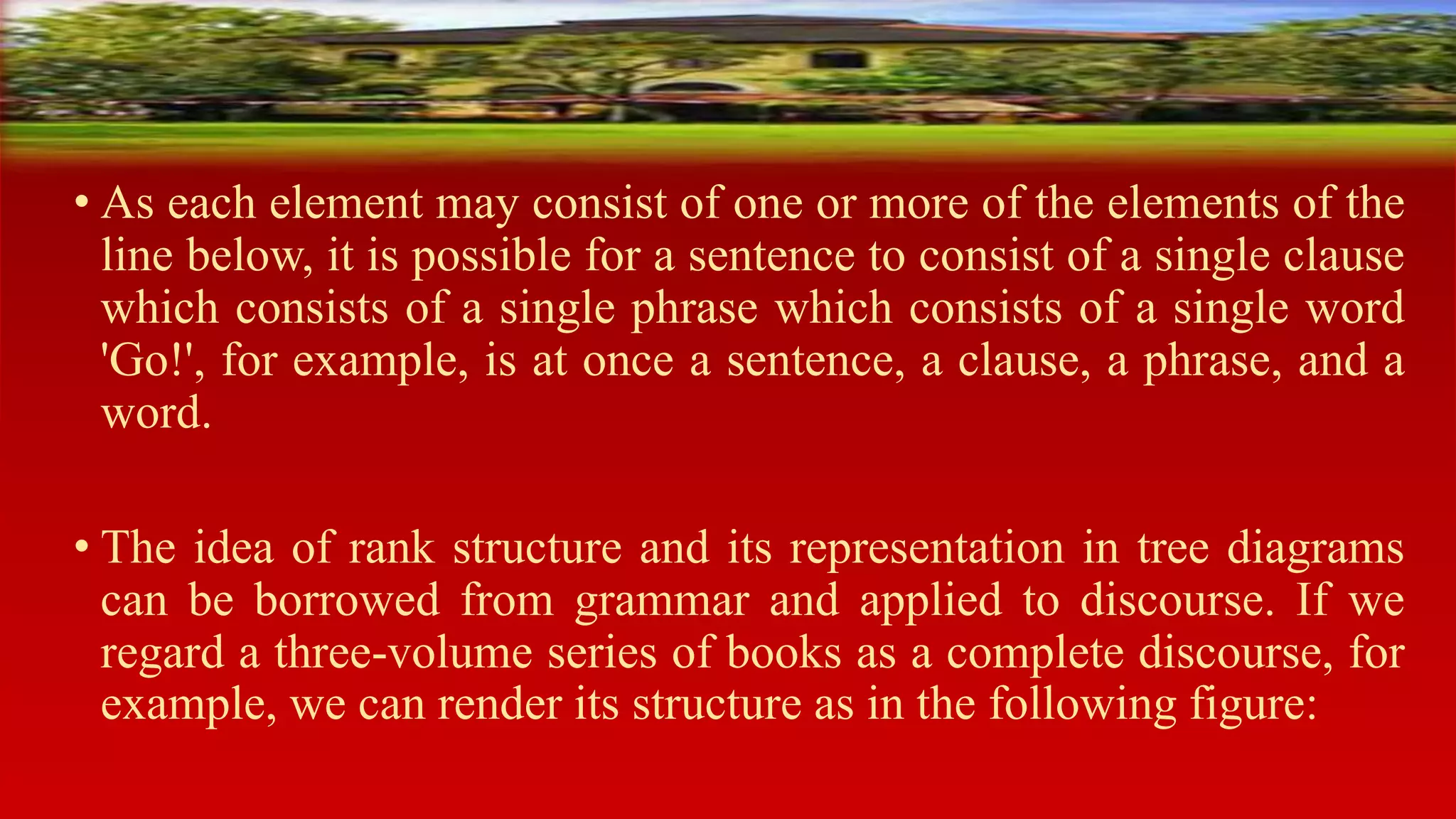 Two Views of Discourse Structure: As a Product and As a Process | PPTX