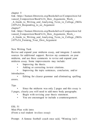 ESL 51Mini-Plan with introPrompt Should college tuition be | DOCX