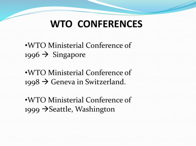 WTO world trade organization | PPTX | Political Issues & policy | Politics
