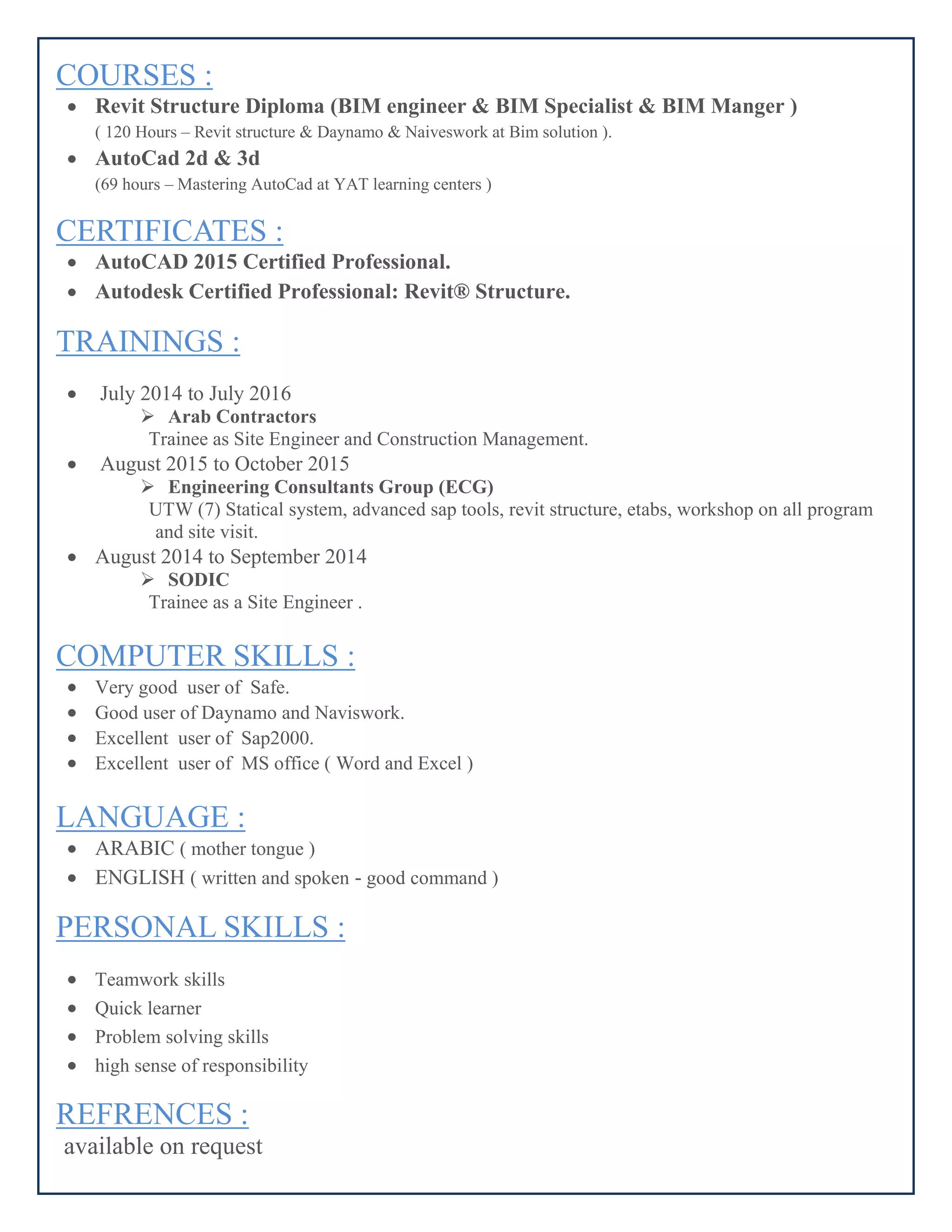 Eslam ramadan cv | PDF