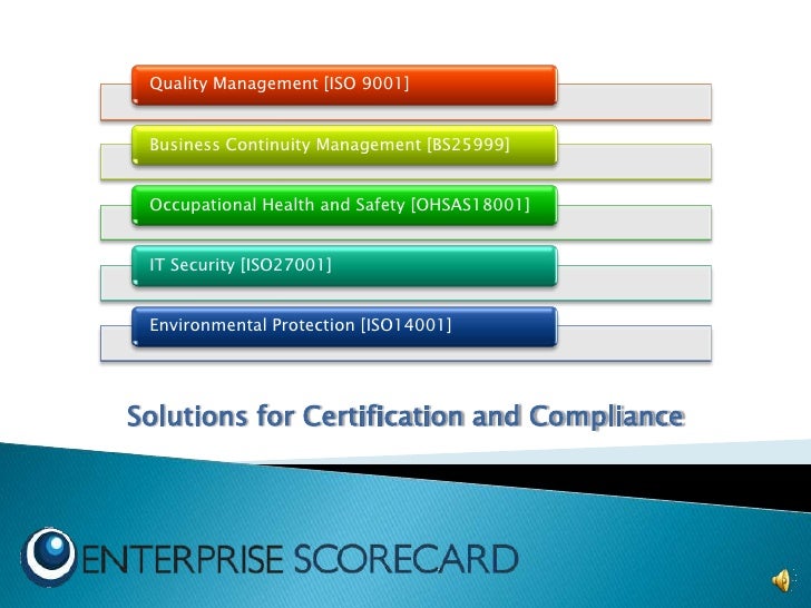 Enterprise Scorecard