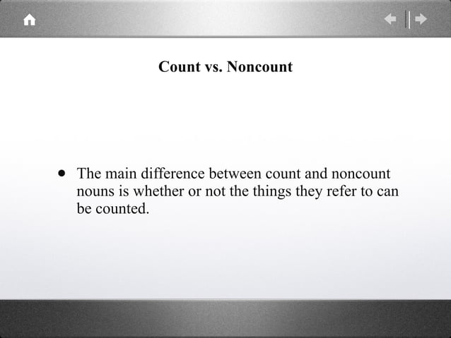 Esl c count and non count | PPT