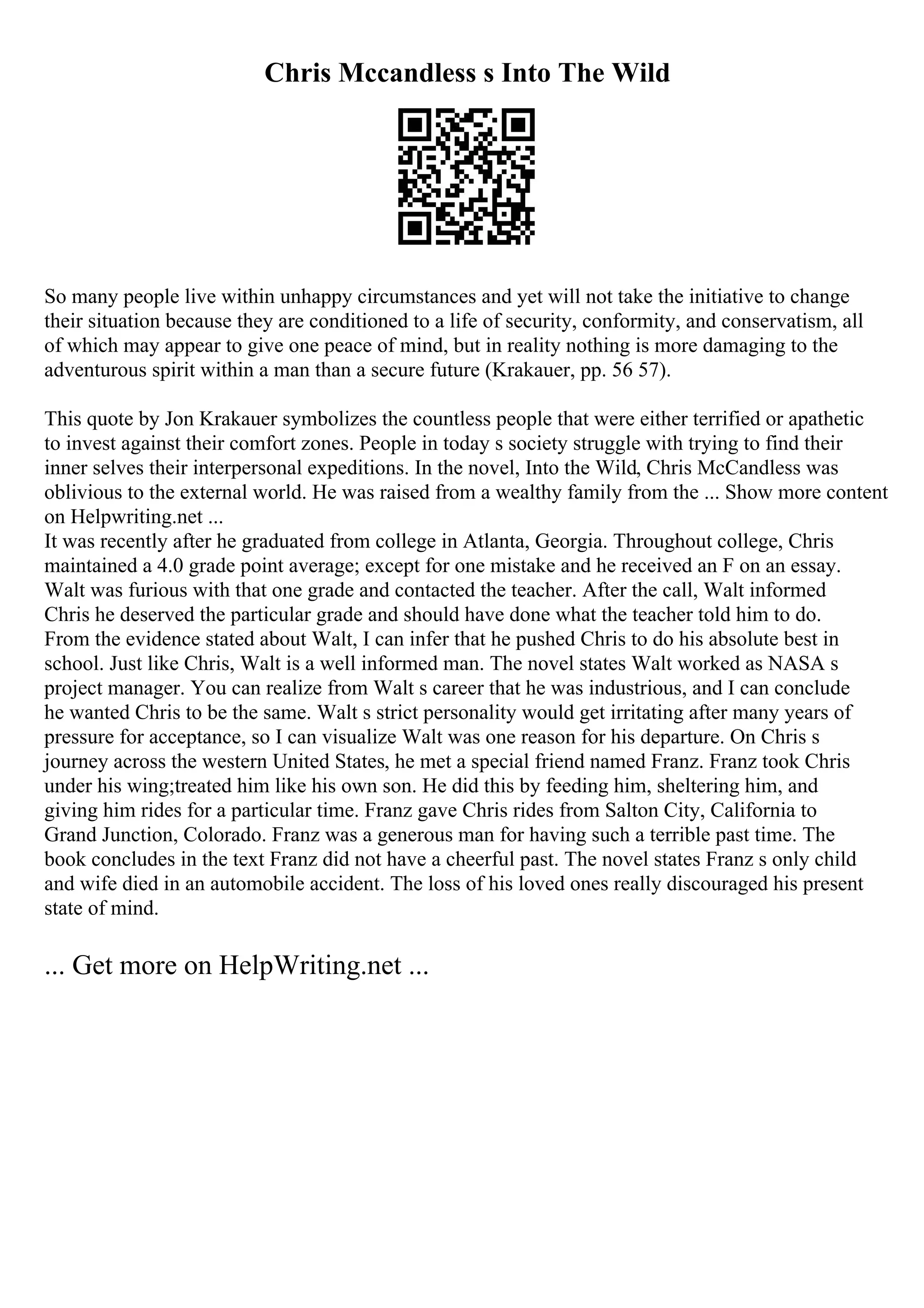 Esl Classification Essay Examples | PDF