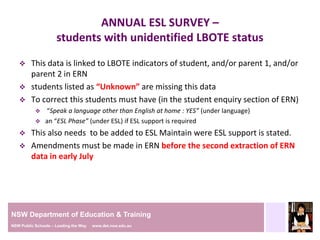 Esl data collection | PPTX