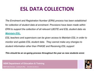 Esl data collection | PPTX
