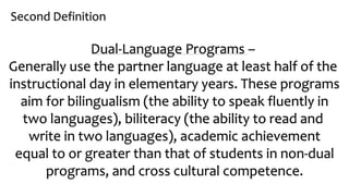 Esl definitions | PPT