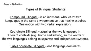 Esl definitions | PPT