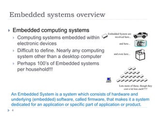 Introduction to Embedded Systems | PPTX