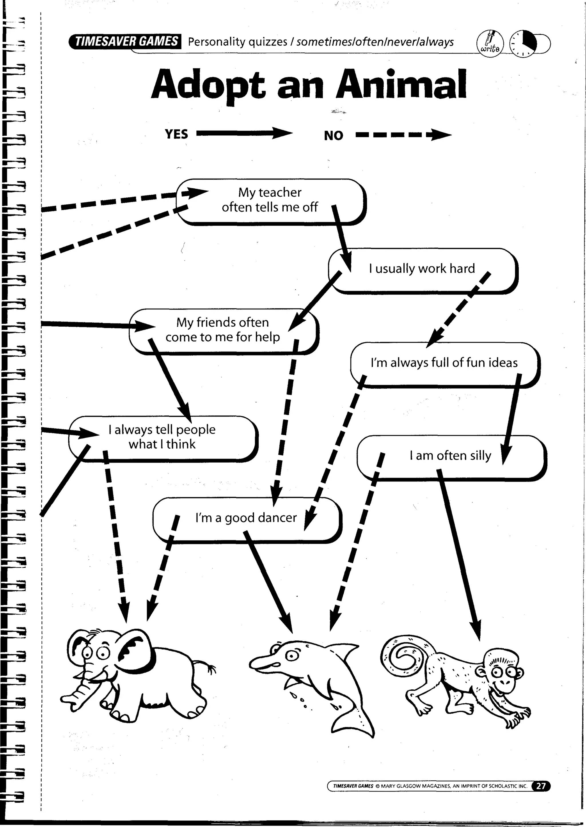 Esl english teaching resources timesaver games | PDF