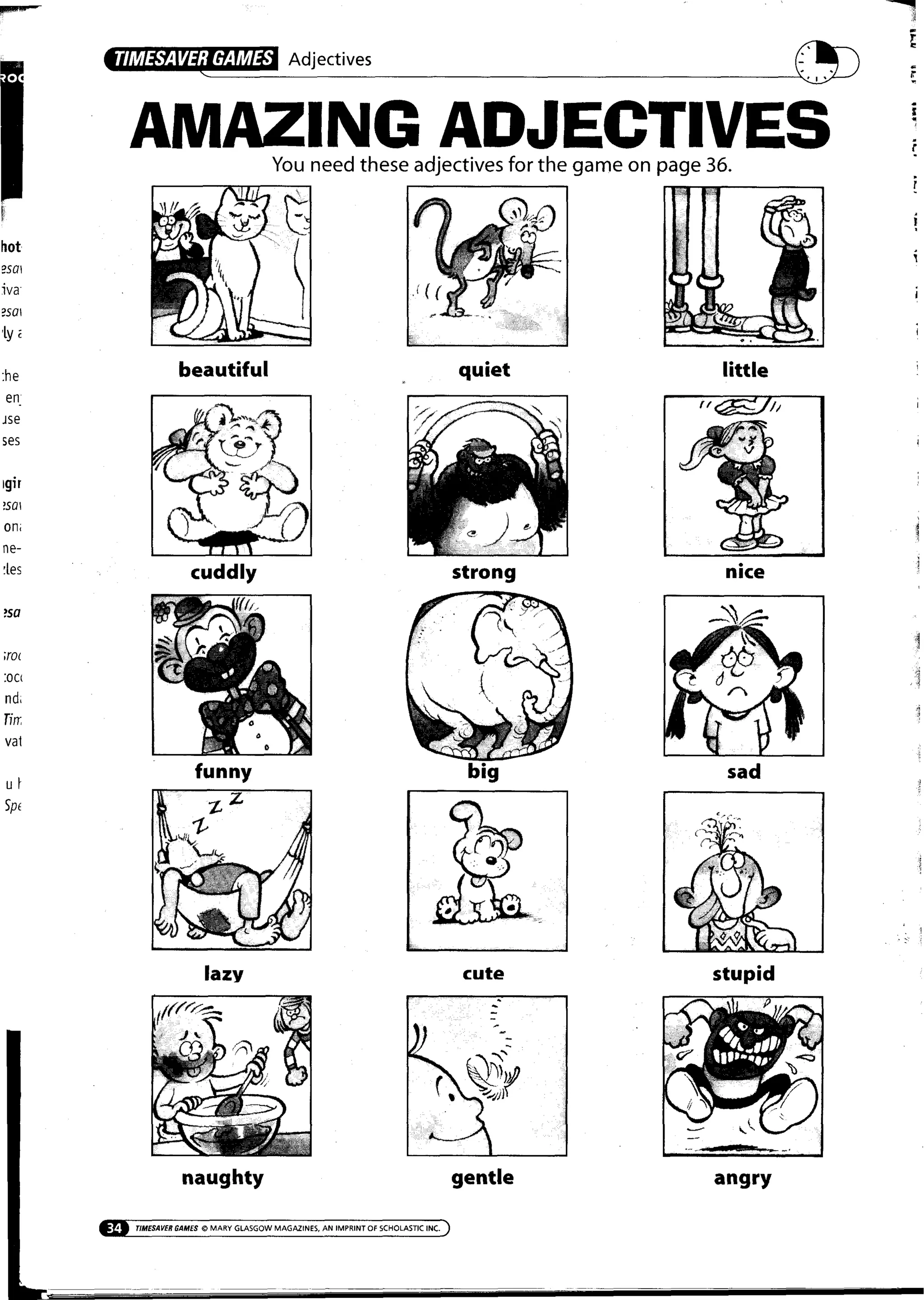 Esl english teaching resources timesaver games | PDF