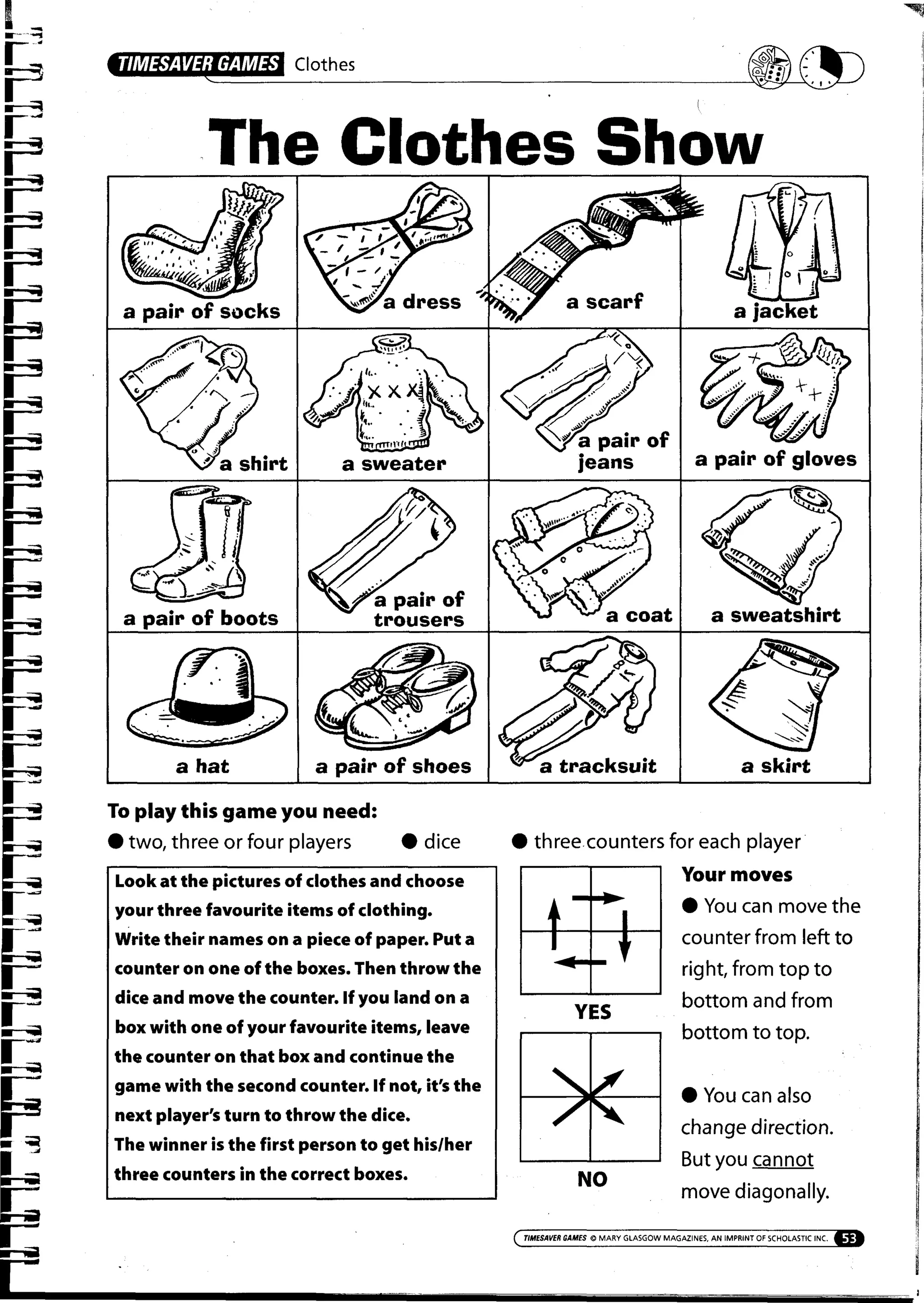 Esl english teaching resources timesaver games | PDF