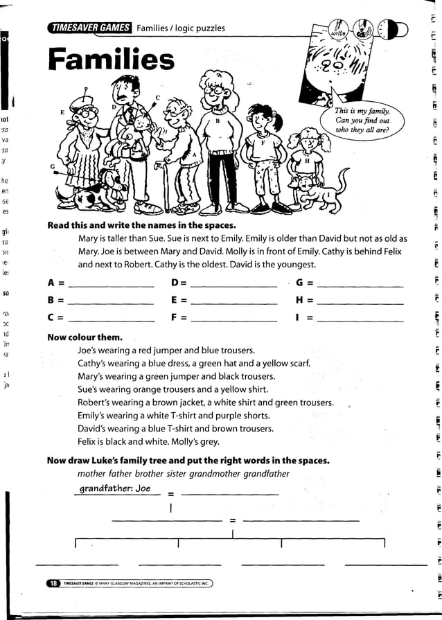 Esl english teaching resources timesaver games | PDF