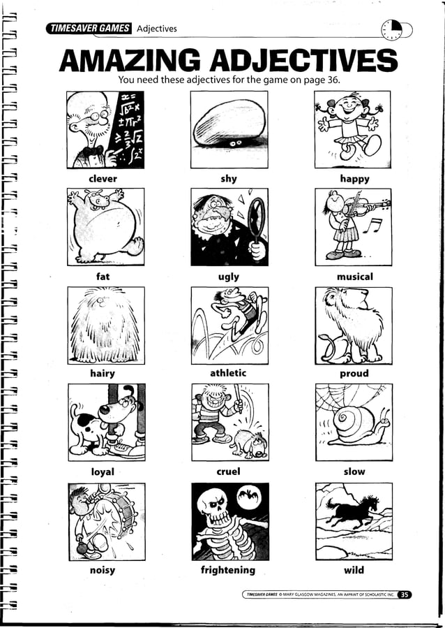 Esl english teaching resources timesaver games | PDF