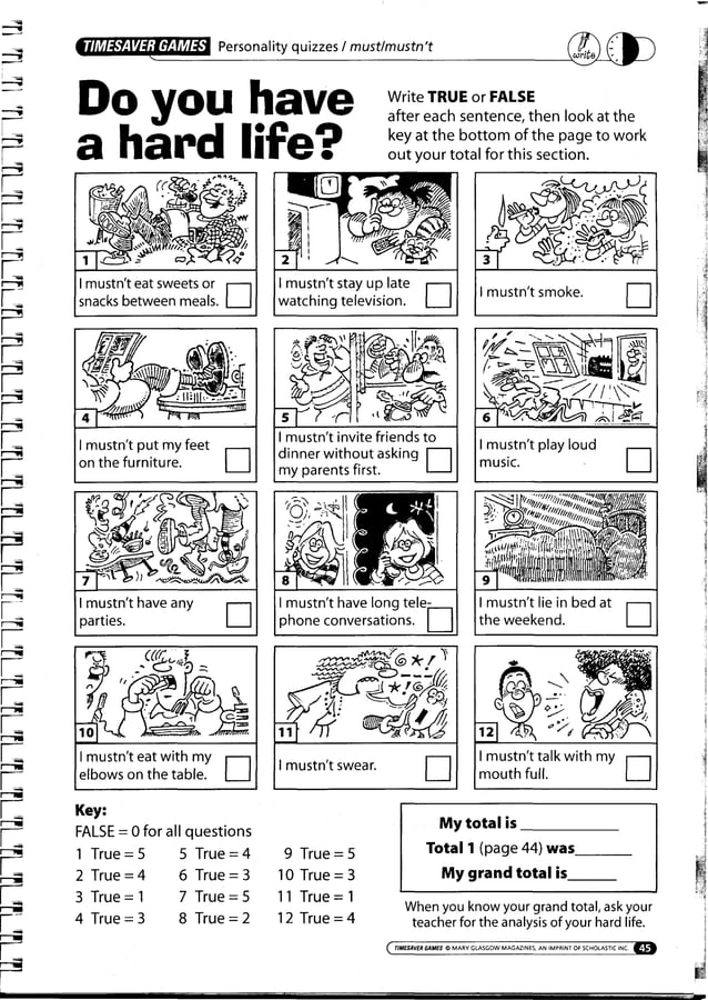 Esl english teaching resources timesaver games | PDF | Medical Health