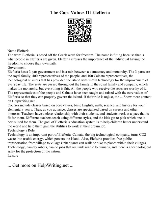 Esl Essay Writing Examples | PDF