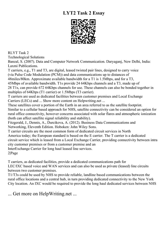 Esl Essay Writing Examples | PDF