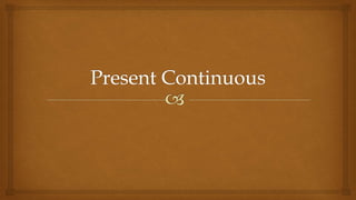 present continuous - ESL game | PPTX | Healthy Living