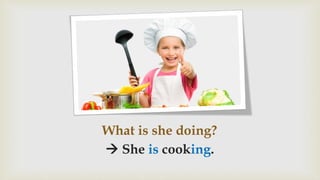 present continuous - ESL game | PPTX | Healthy Living