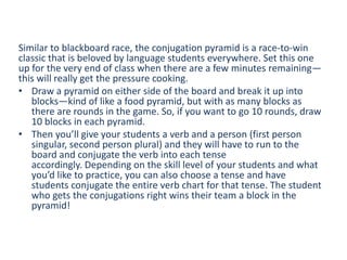 Esl games for grammar review | PPTX