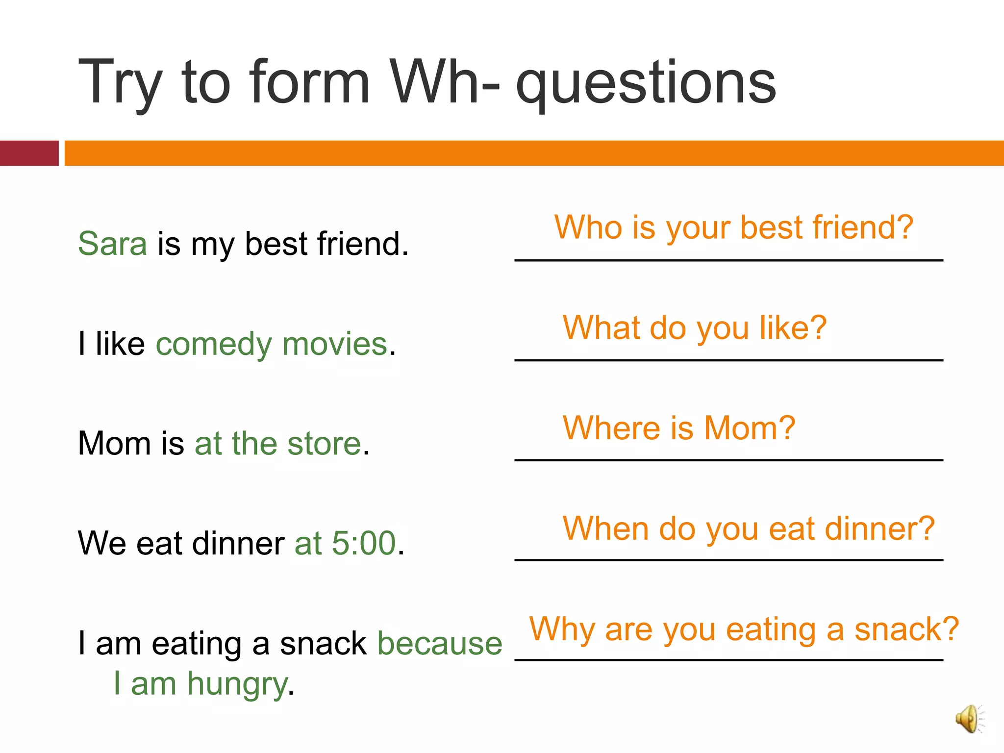 Esl grammar mini lesson | PPT