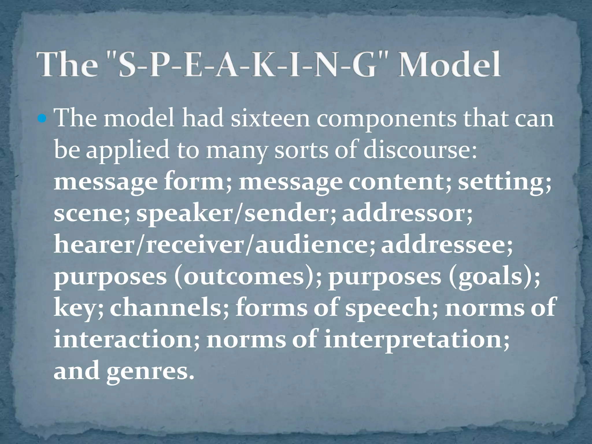 hymes and bachman's theories/model of communicative competence | PPTX