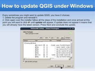 QGIS tutorial for GIS and mapping technique | PPT