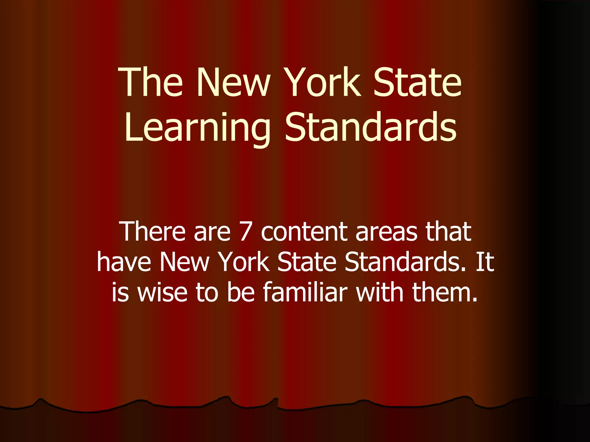 ESL Learning Standards Preview Presentation | PPT | Education