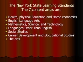 ESL Learning Standards Preview Presentation | PPT