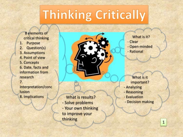 Critical Thinking PBL by ESL learners | PPT