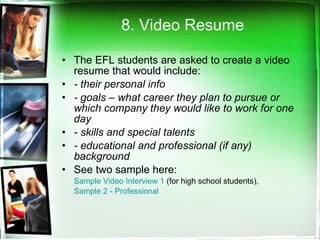 EFL Portfolios | PPT