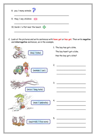 Have got - ESL printables | DOC