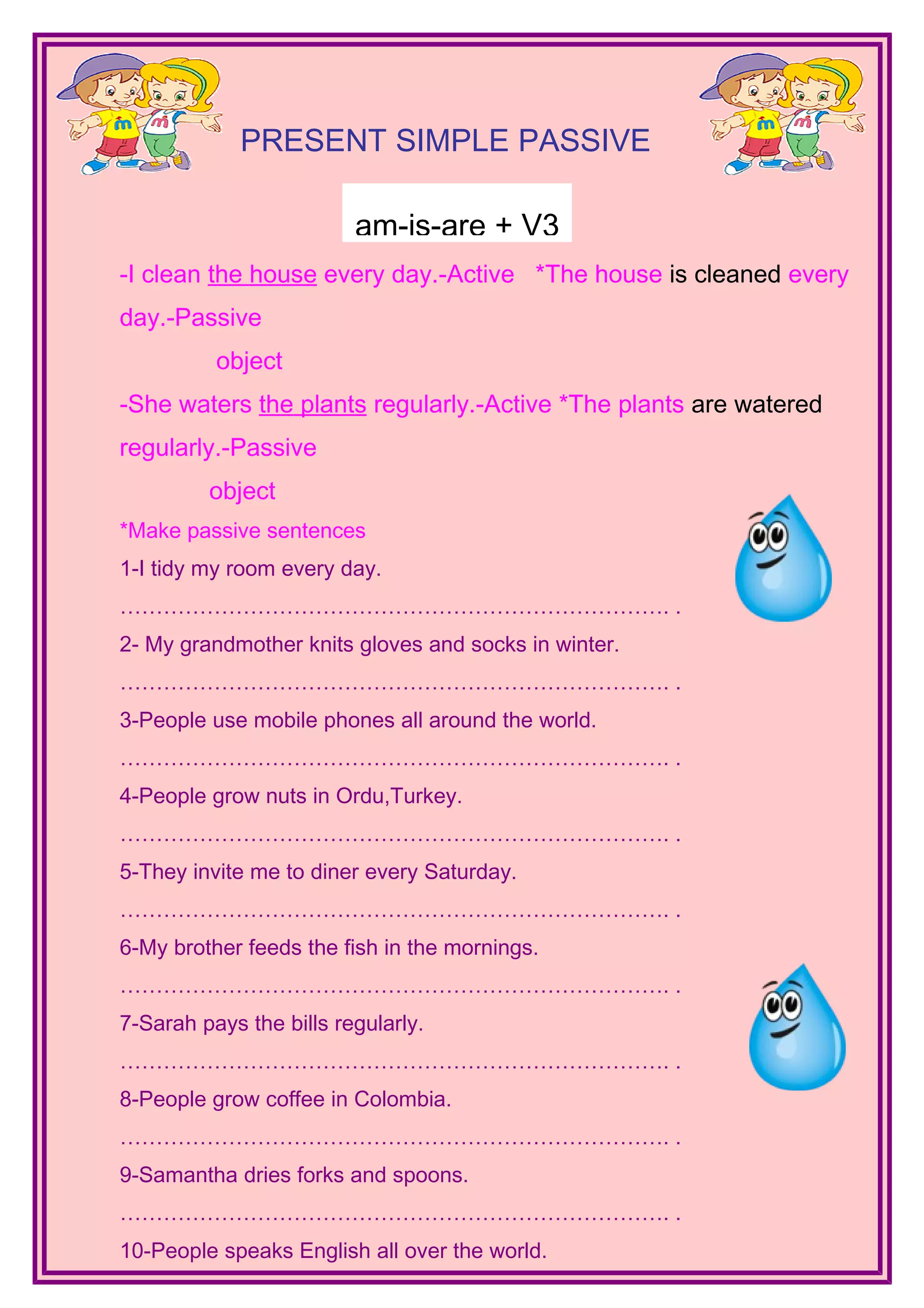 Passive Voice - Present Tense | DOC