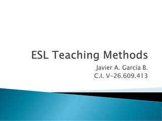 Esl teaching methods | PDF