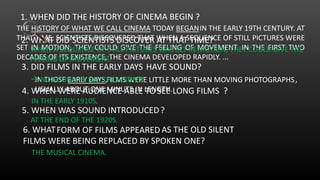 Esl teaching reading films and cinema | PPTX