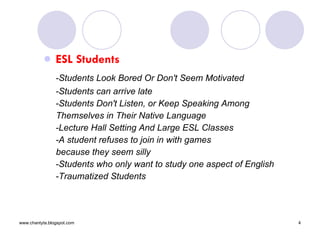 Esl Teaching Tips | PPT