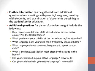 ESL Update for Principals 12/11/12 | PPTX | Educational Assessment ...