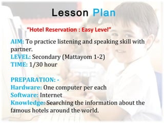 066733_ESL Website&LessonPlan_Phimporn_540231047 | PPT