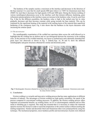 Characterization and mechanical behaviour of similar and dissimilar ...