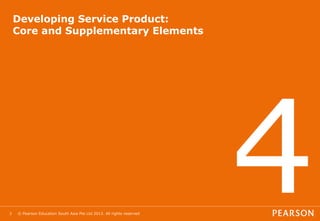 Developing Service Products: Core and Supplementary Elements | PPT