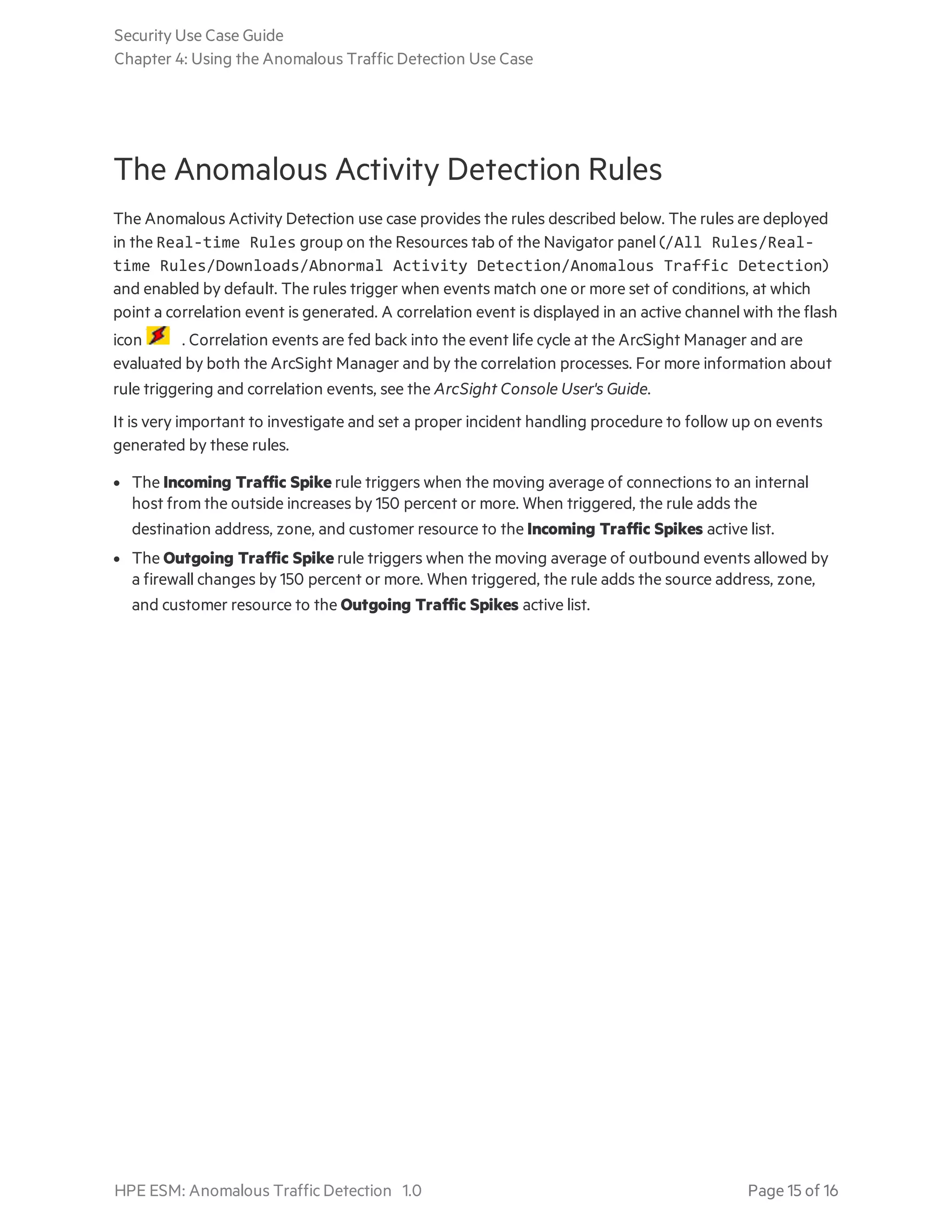 Anomalous Traffic Detection Security Use Case Guide Pdf
