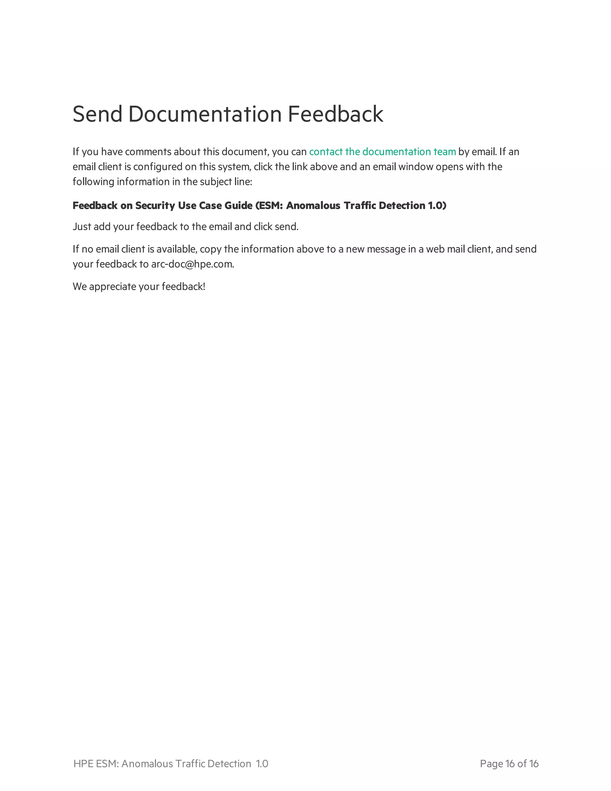 Anomalous Traffic Detection Security Use Case Guide Pdf