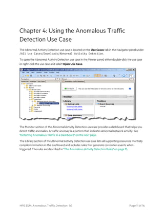 Anomalous Traffic Detection Security Use Case Guide | PDF