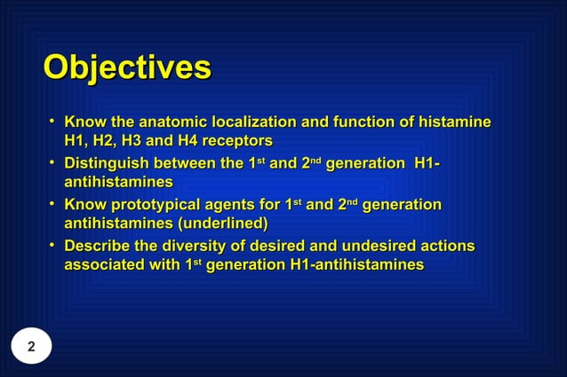 ESM Antihistamine 09.ppt notes on anti histamine drugs including ...